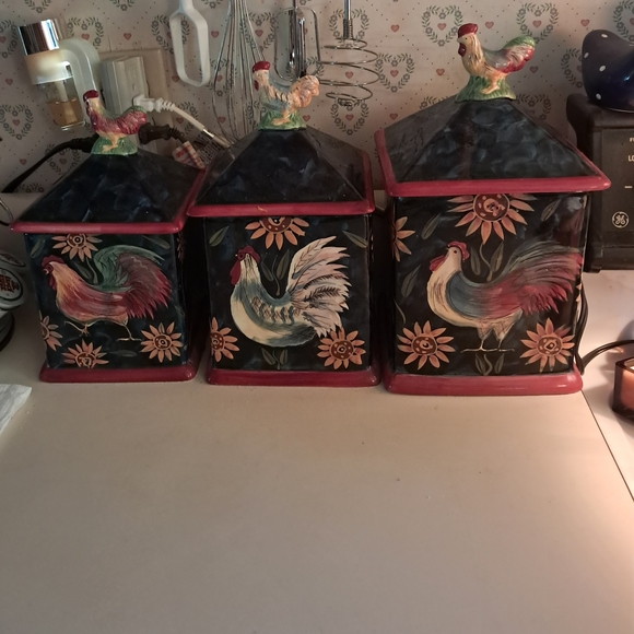 Susan Winget | Storage & Organization | Susan Winget Rooster Themed ...